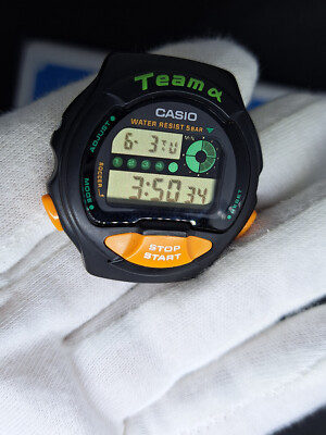 Casio Soccer Team Alpha Referees Watch Vintage Digital Quartz TM-11 Cal ...