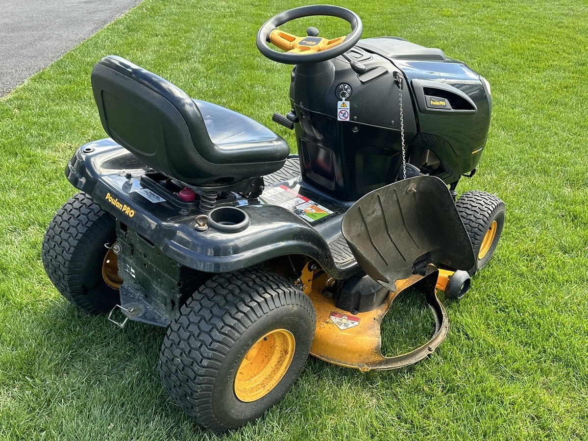 2018 Poulan Pro Riding Mower Tractor 42 Inch 42" Ready, 08/23/2023