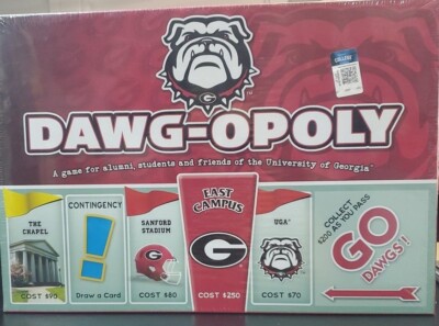 DAWG-OPOLY Monopoly Board Game NEW Sealed University of Georgia ...