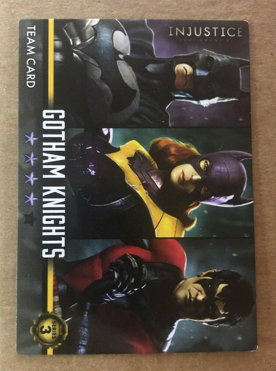 DC Injustice Gods Among Us Arcade BOSS and TEAM Game Cards Series 3 ...