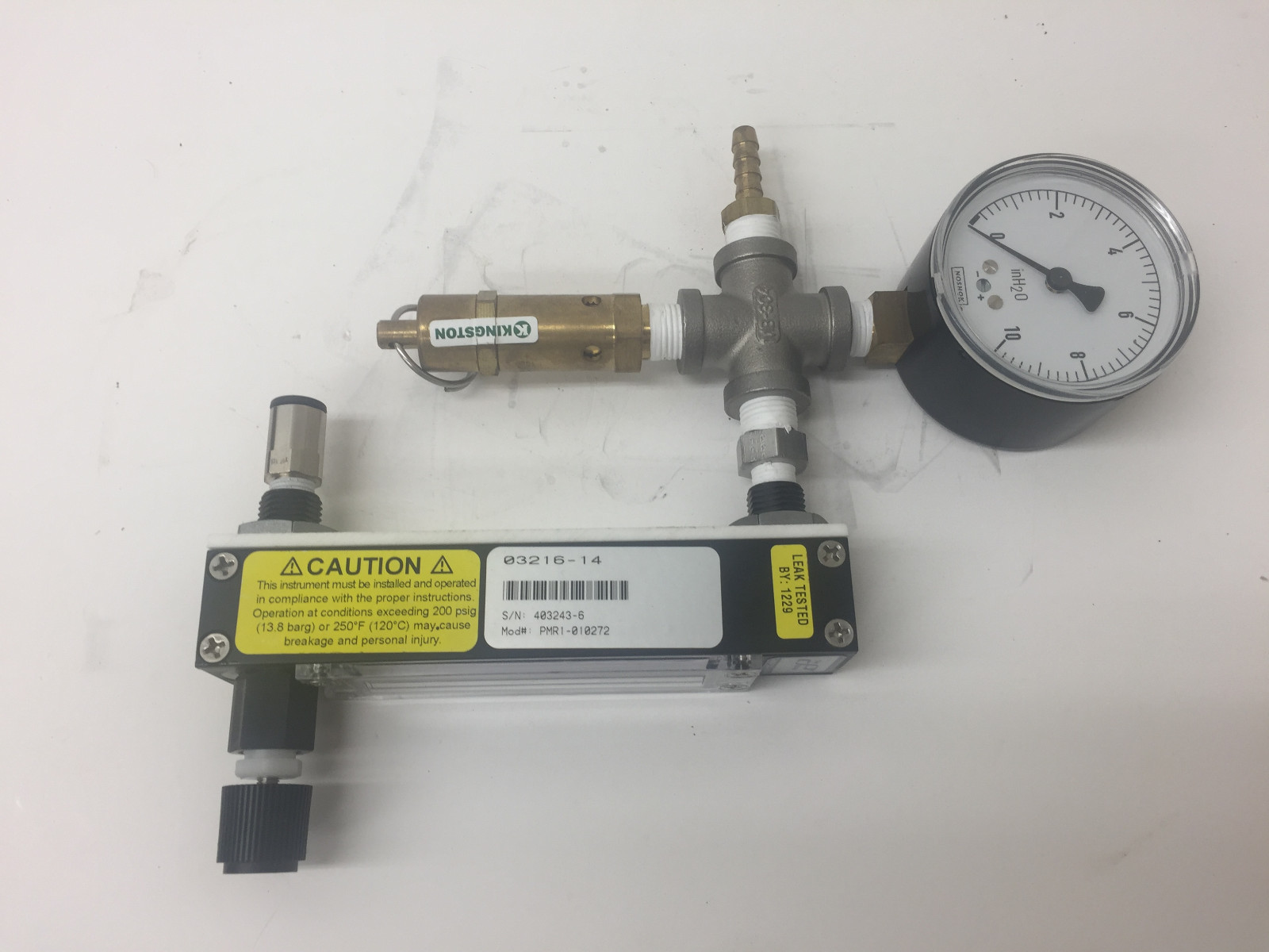 Cole Parmer PMR1-010272 150MM direct reading flow meter | eBay