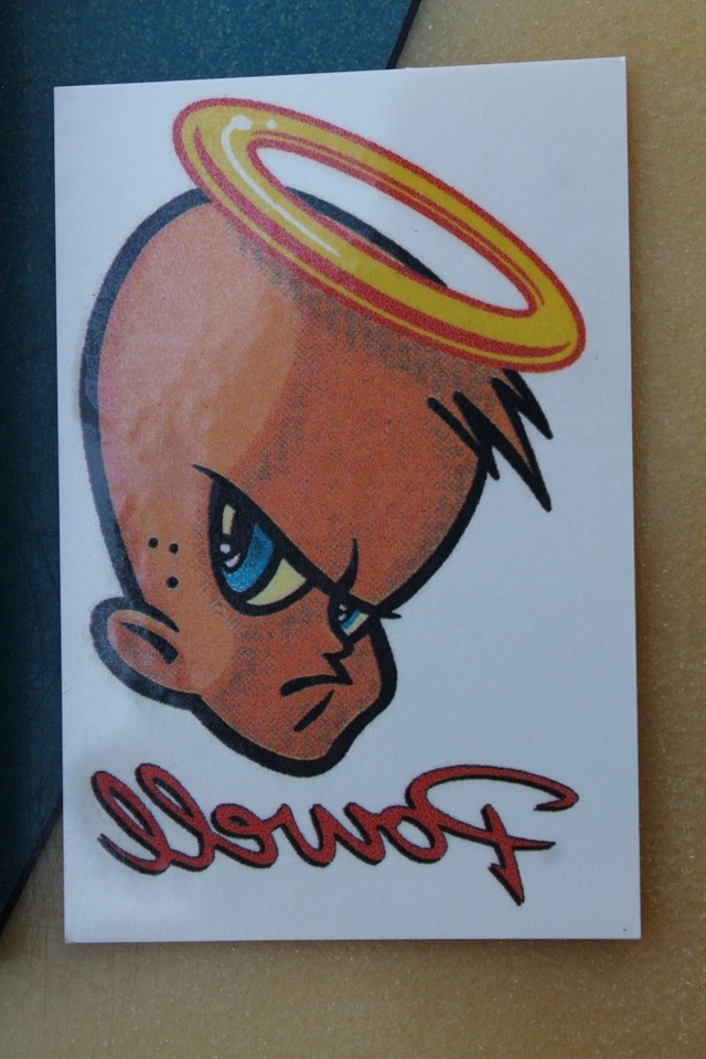 POWELL PERALTA Bones Skateboards Baby Angel Skateboarding Removable ...