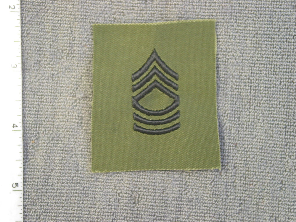 1960's issue U. S. Army Master Sergeant Chevron by Best Emblem, brand ...