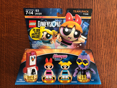 Lego Dimensions Powerpuff Girls Blossom Bubbles Octi 71346 Team Pack ...