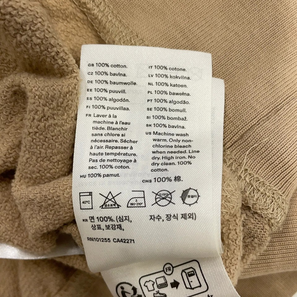 Arket, Sweatshirt, Größe: 122/128, Beige/Schwarz/Mehrfarbig, Baumwolle ...
