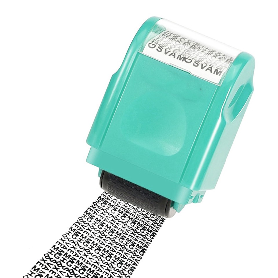 Identity Theft Protection Roller Stamp Guard Privacy ID Confidential ...