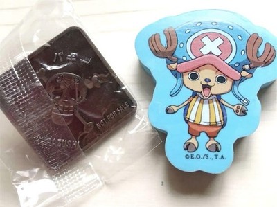 Kura Sushi One Piece Pins (Baggy) & Eraser (Chopper) | eBay