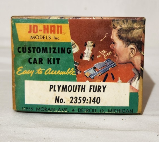 **ULTRA RARE! *ORIGINAL VINTAGE JO-HAN 1959 PLYMOUTH FURY MODEL KIT ...