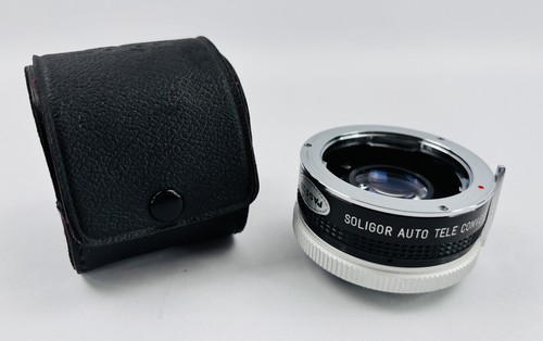 Vintage Soligor Auto Tele Converter 2x to fit Minolta w/Case | eBay