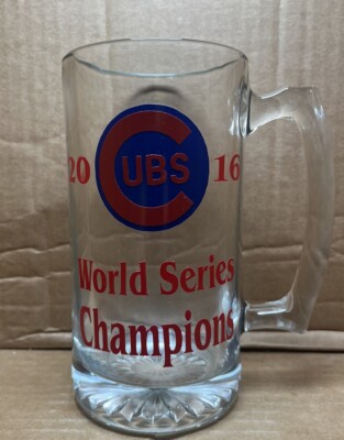 2016 Chicago Cubs World Series Champions Glass Beer Mug | eBay