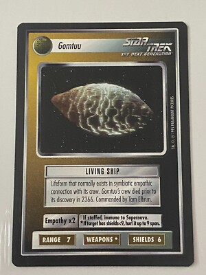 Star Trek CCG 1E AU GOMTUU RARE Card NEVER PLAYED | eBay