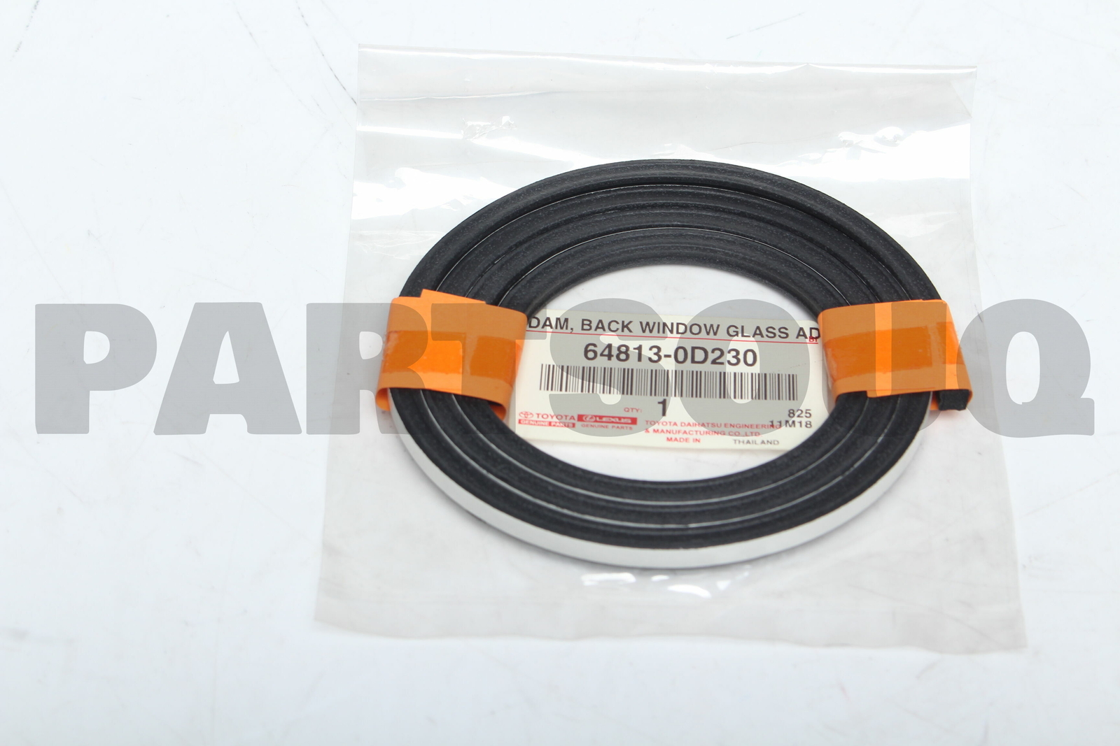 648130D230 Genuine Toyota DAM, BACK DOOR GLASS ADHESIVE, NO.1 64813 ...