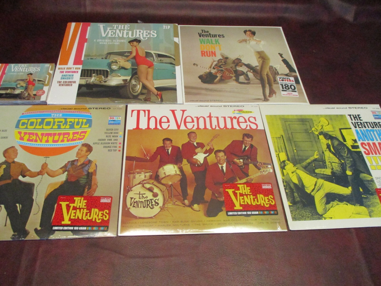 VENTURES VERIFIED 4 ORIGINAL ALBUMS MONO & COLORED DALTON MASTER STEREO ...
