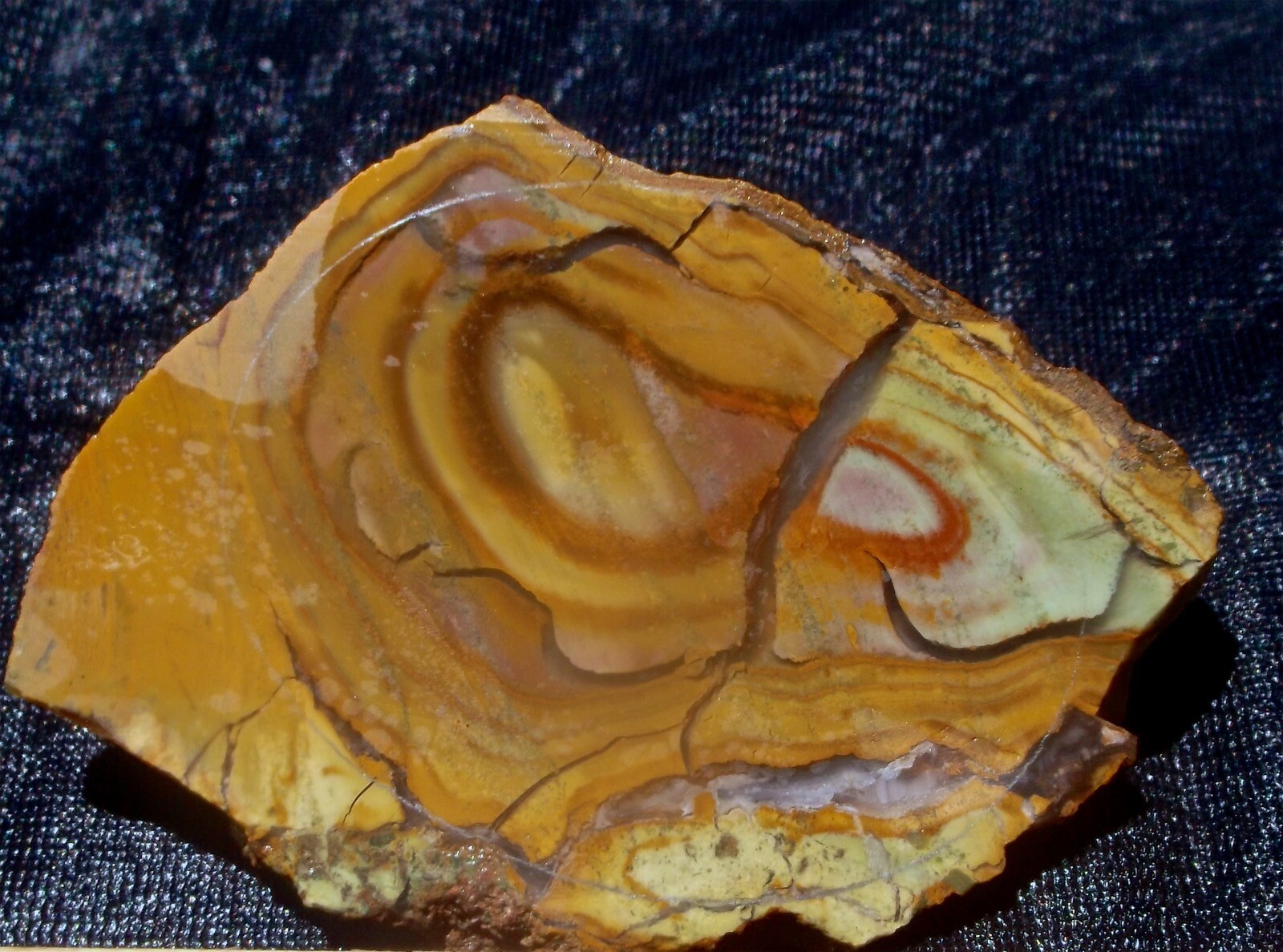 MORRISONITE QUEEN OF JASPERS RARE FINE STUNNING ORBED SLAB 34 GRAMS ...