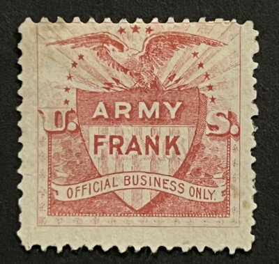 Travelstamps: US Cinderella Stamp “Bogus” Army Frank from 1898 MNG | eBay