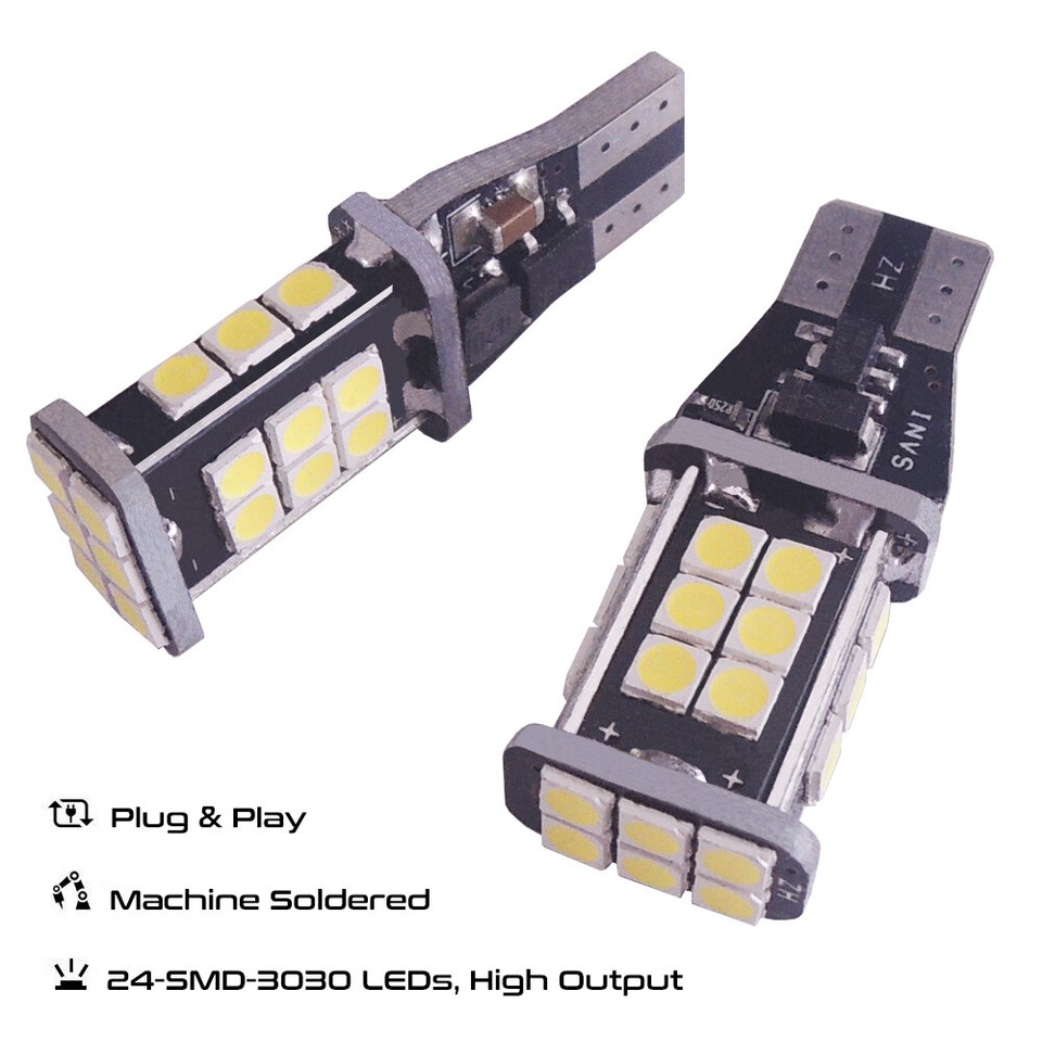 2 White 1 Red 921 912 LED Bulbs for 1997-2021 Ford F-150 Cargo 3rd ...