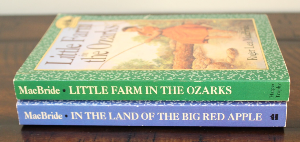 Roger Lea MacBride ROCKY RIDGE BOOK LOT Laura Ingalls Farm Ozarks Big ...
