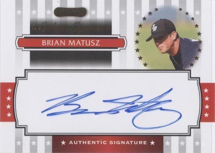 2008 Razor Signature Series - Exclusive Signatures Brian Matusz #ES-4 ...
