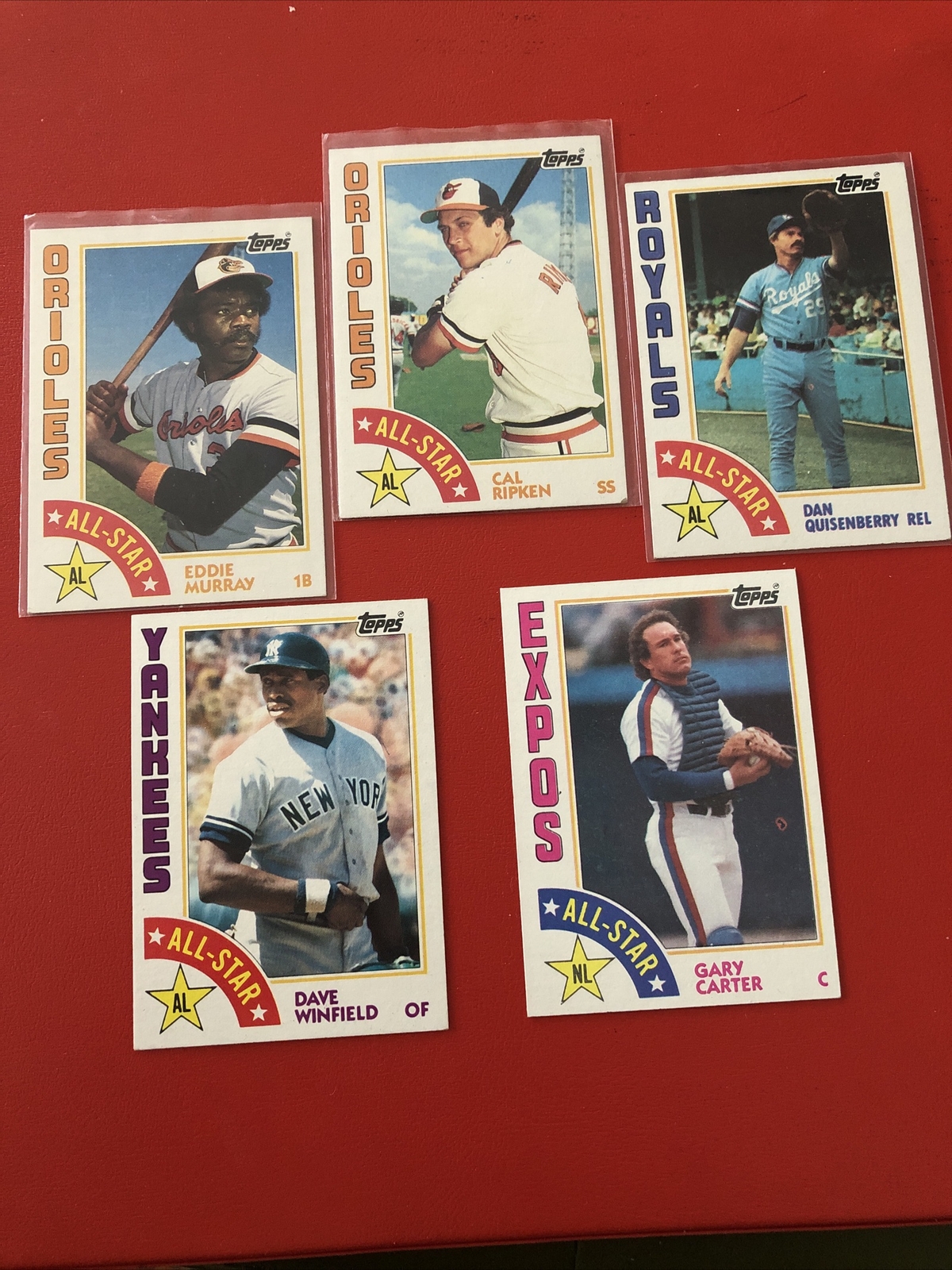 1984 TOPPS BASEBALL ALL-STAR (10) CARD LOT WITH HOF MEMBERS NM-MT | eBay