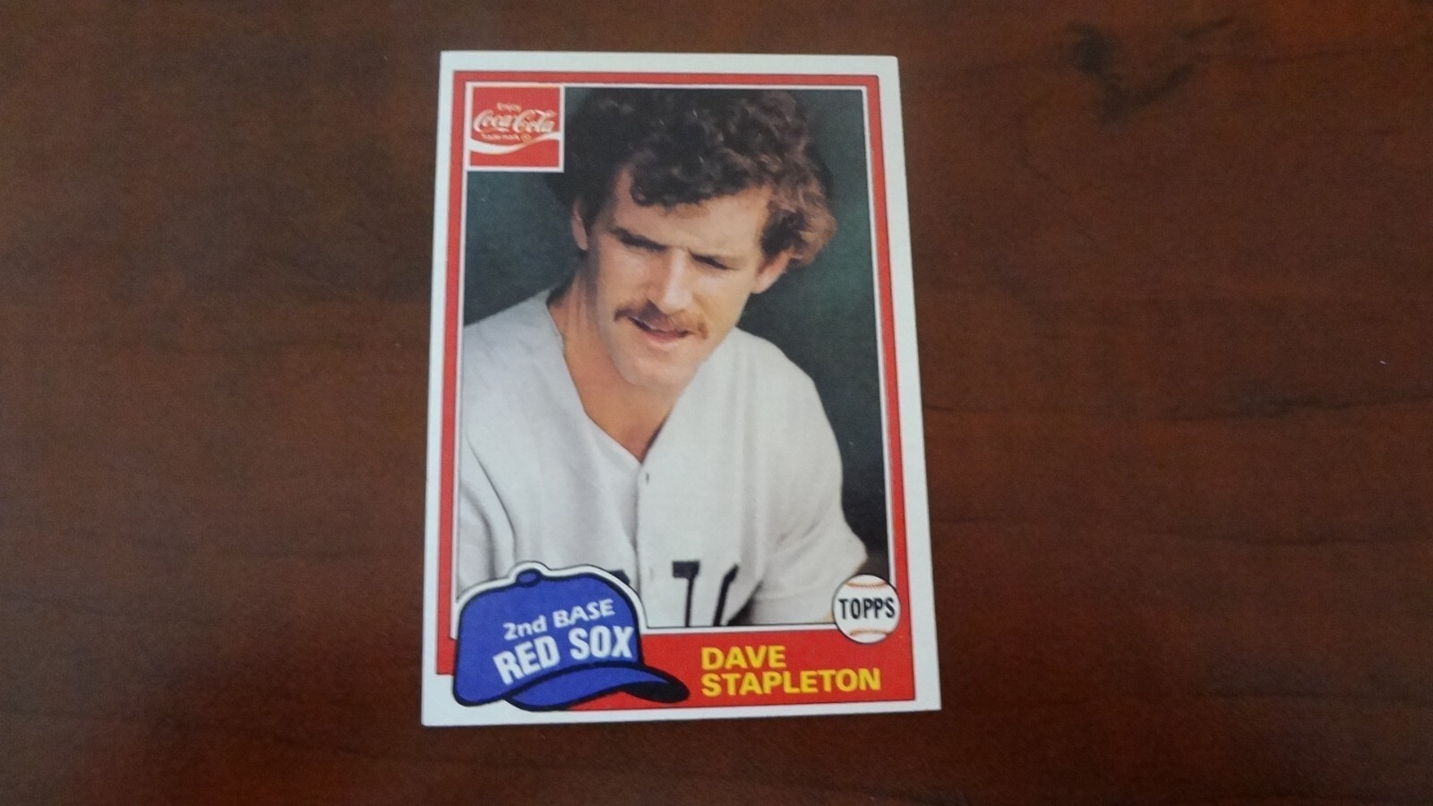 1981 TOPPS COCA-COLA # 10 DAVE STAPLETON BASEBALL CARD | eBay