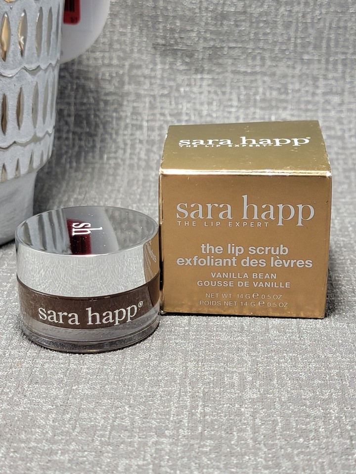 SARA HAPP The Lip Scrub - Vanilla Bean 0.5oz/ 14g •NEW IN BOX ...