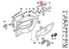 NEW BMW LEFT ROD ASSY COVER Z3 E36 318I 320I 323I 325I 328I 51438172797 ...