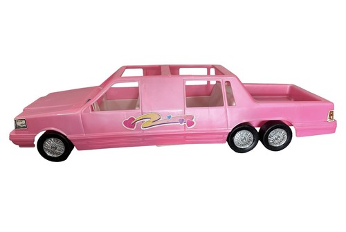 Vtg 1990's Barbie Hot Pink Stretch Limo Dream Car Pool Hot Tub 32" Long ...