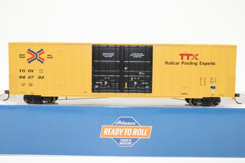 Athearn HO Scale TBOX TTX Trailer Train 60' Gunderson DD Box Car NOS | eBay