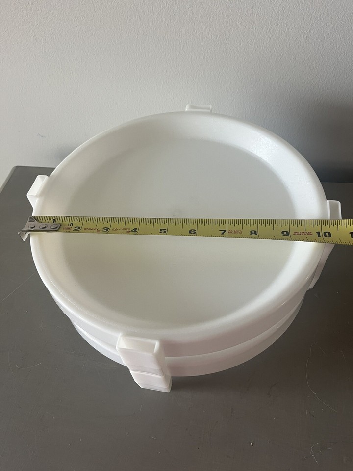 Vtg Tupperware 1954 Millionaire Line 12 3/4” #224-1 Lid 256-4 & Pie ...