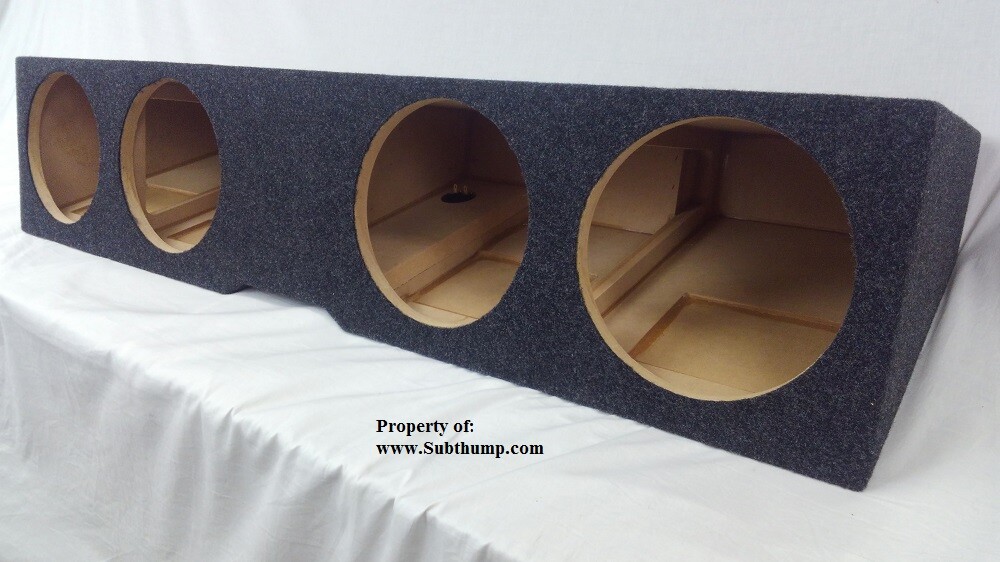 Subthump 2019-2024 Silverado/Sierra Crew Cab 4x10 Front Fire Subwoofer ...