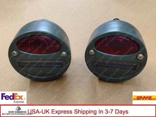 For Willys MB Ford GPW Jeep Truck Military Cat Eye Rear Tail Light 4 ...