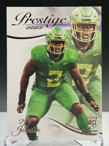 DJ Johnson - NOVATO - Carolina Panthers - 2023 Panini Prestige - #330 ...