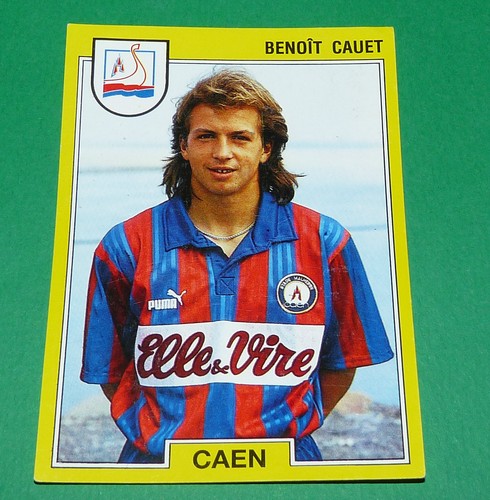 N°27 BENOIT CAUET SM CAEN STADE MALHERBE PANINI FOOTBALL FOOTBALL 92 ...