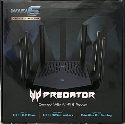 PREDATOR CONNECT W6x AX6000 Wi-Fi 6 Gaming Router | eBay