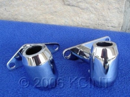 8-18" Chrome DNA Springer Front End Fender Mounts For Harley