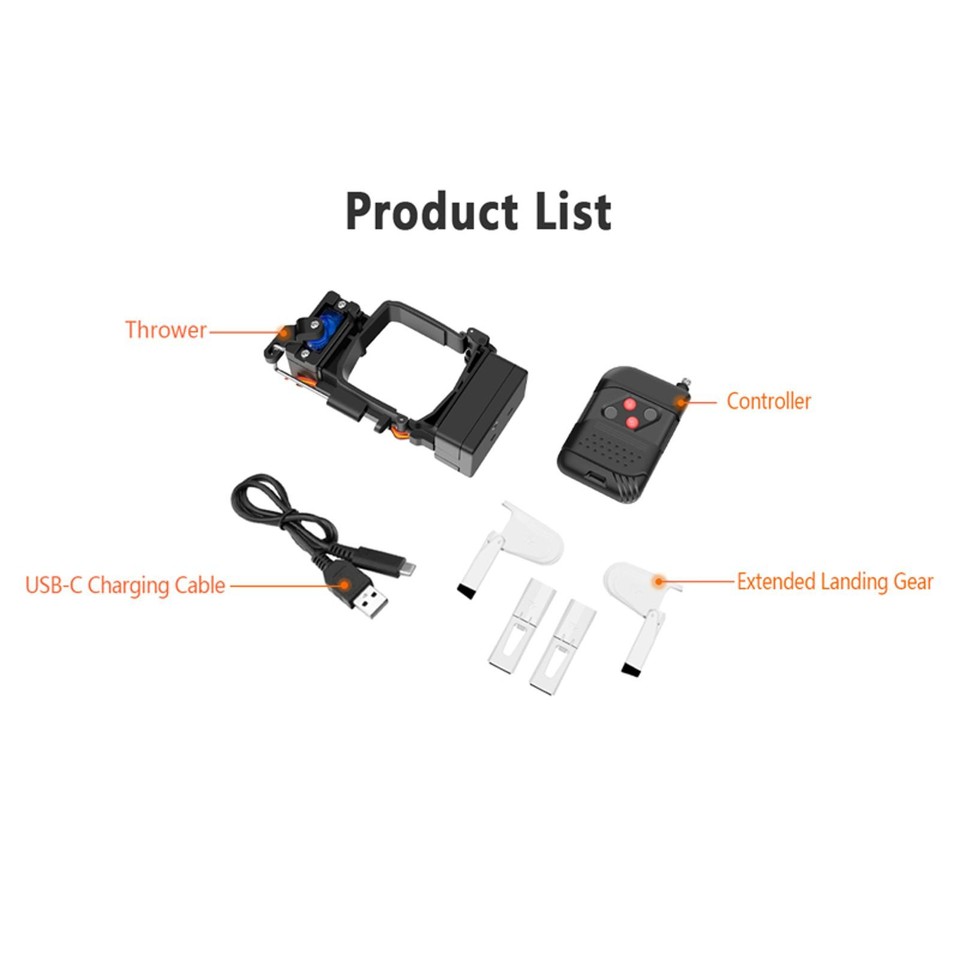 Rechargeable Airdrop Thrower Ring Gift Deliver for DJI MINI 2/MINI SE ...