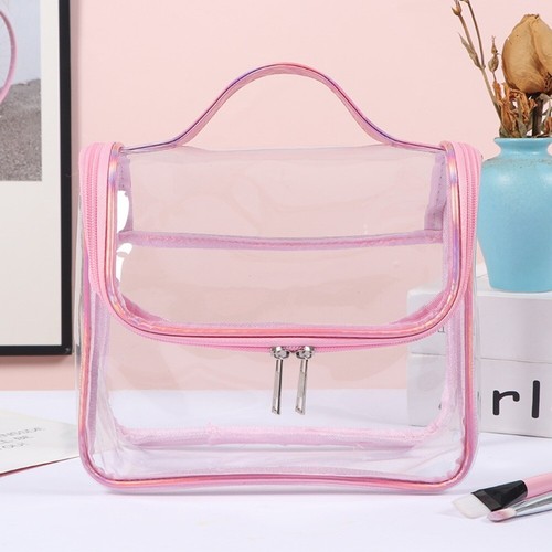 Waterproof Clear PVC Zipper Bag Transparent Transparent Travel Pouch | eBay
