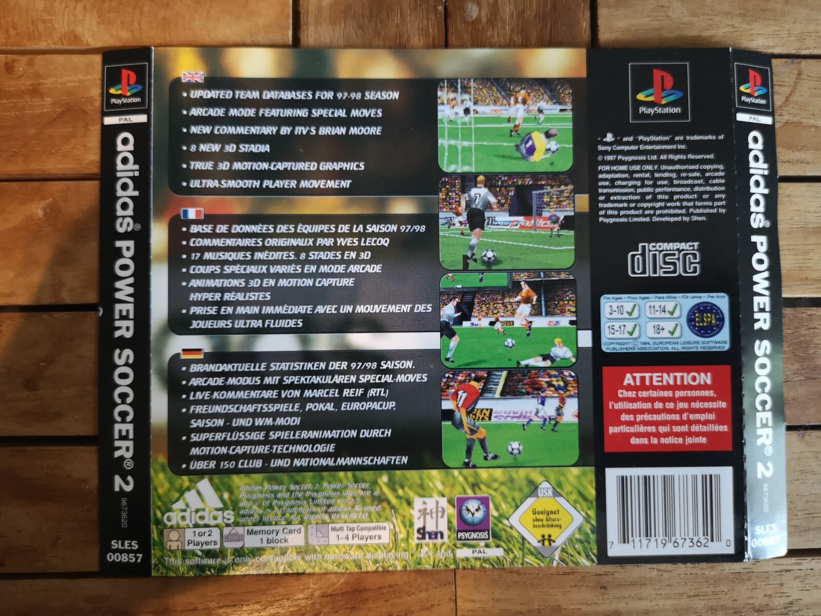 Playstation 1 PSX PS1 Backcover Cover Hüllen Rücken Konvolut Pack 01 ...