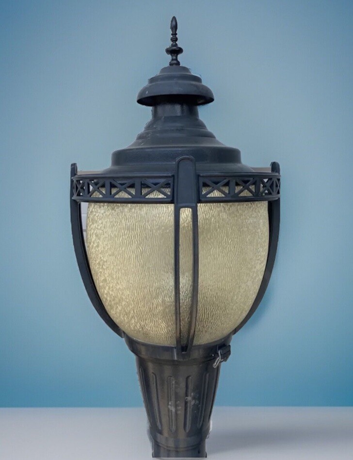 Vintage Black Serenade Luminaire Street Light, Pole Lamp, LED NYC, Can ...