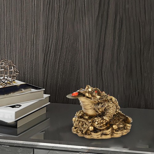 Money Frog Decoration with Lucky Charm Ancient Coin Feng Shui Money ...