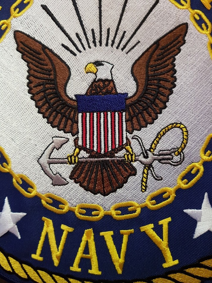 military patches US NAVY large back patch 10inch NEW NICE | eBay