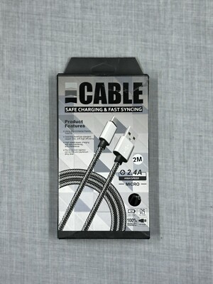 Type C cables, nylon, mesh, braided Micro, Usb Fest, Charging 3 Ft ...