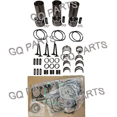D1503 Overhaul Rebuild kit Compatible for Kubota Engine L3010 L3130 ...
