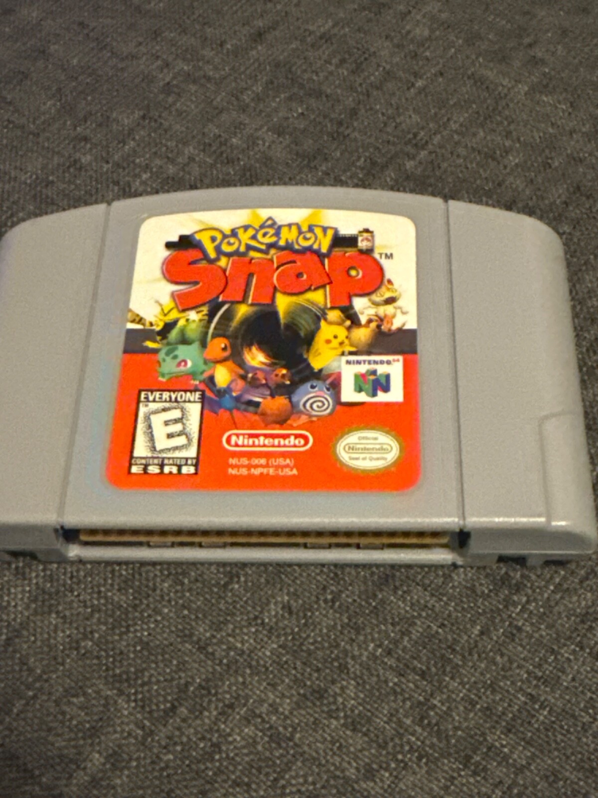 Pokemon Snap (Nintendo 64) N64 Authentic - CARTRIDGE ONLY - Tested ...