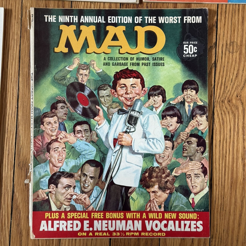 MAD Magazine 1966-67 104-111 Plus 4th 5th Annual Collection (Lot of 11 ...