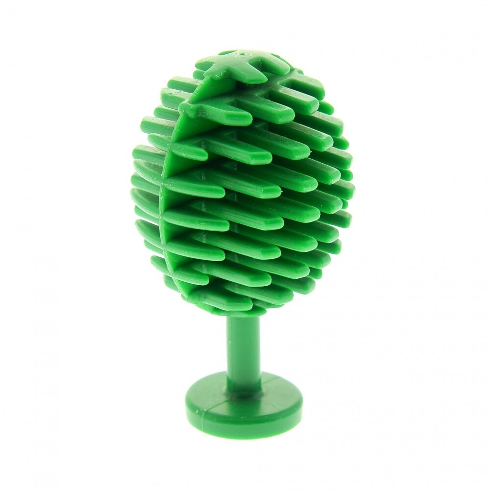 1x Lego Plant Tree Fruit Foliage Tree 4x4x8 Green Large Rounded Typ1 ...