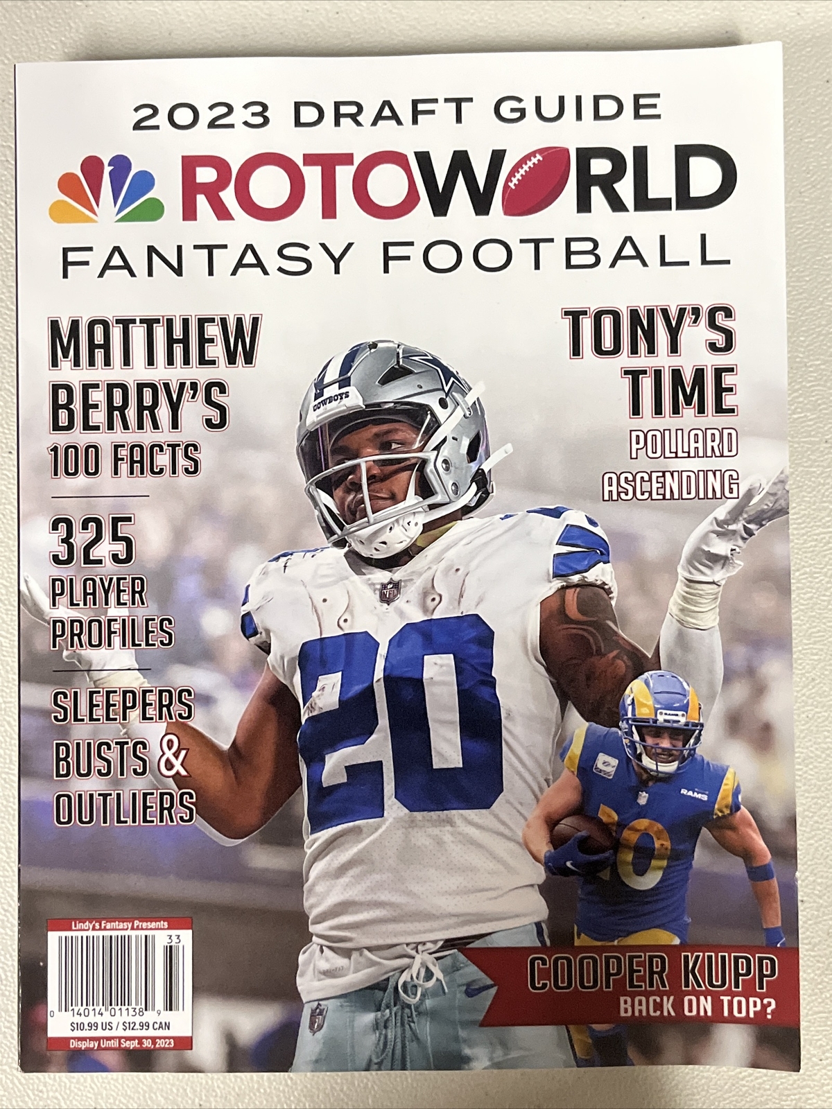 ROTOWORLD FANTASY FOOTBALL Magazine GUIDE 2023 Matthew Berry Tony ‘s ...