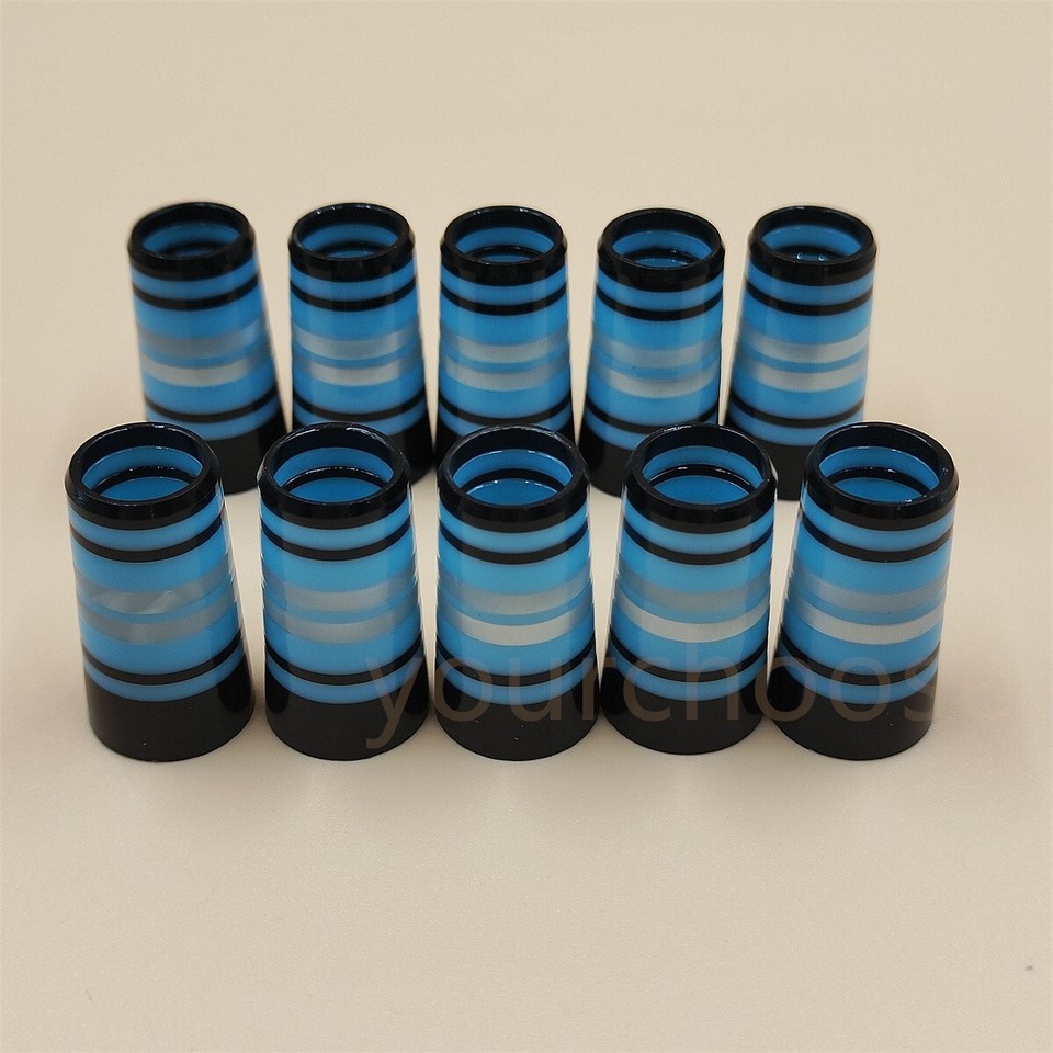 10pcs Premium Blue/Black/Silver Ring Golf Iron Ferrule .370 Iron ...