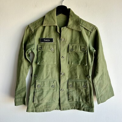 Vietnam War ARVN Uniform Jacket W/ Name Plate | eBay