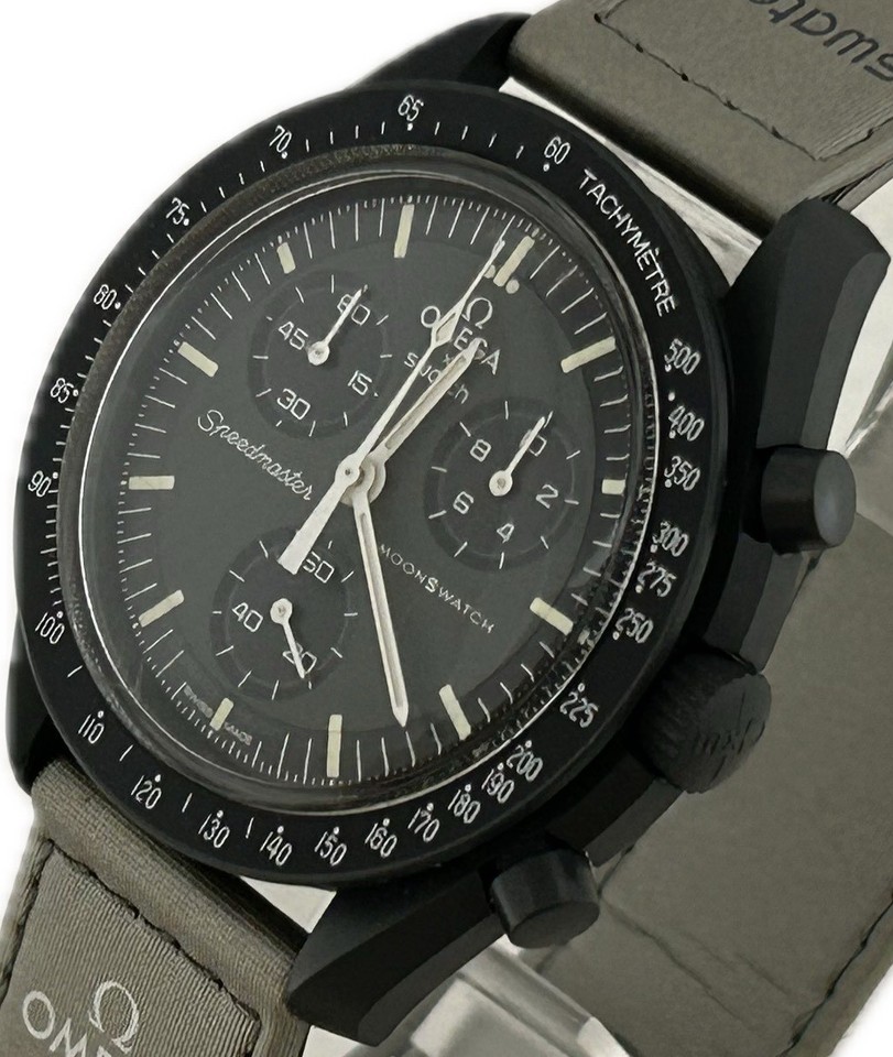 Omega x Swatch Speedmaster Mission To Mercury SO33A100 Watch Excellent ...